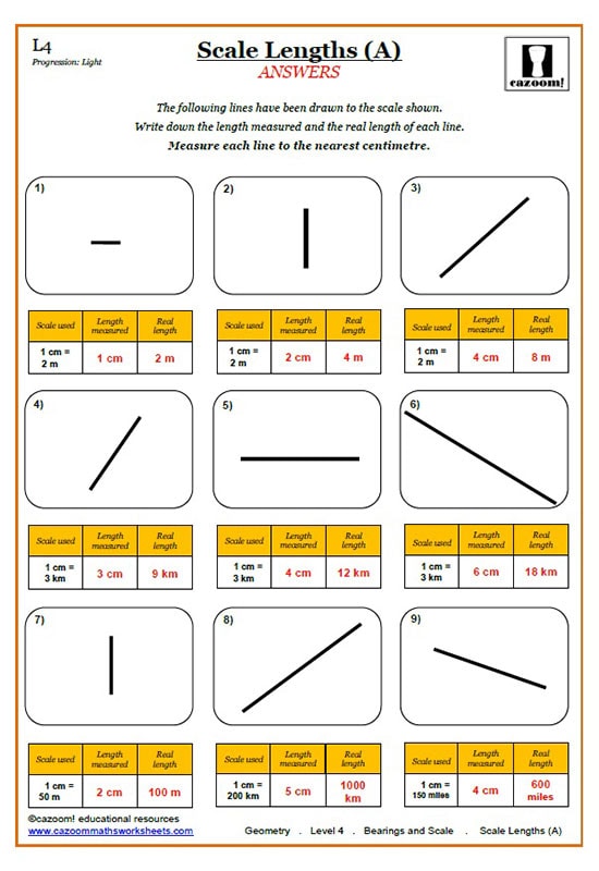 Loci and Bearings | Common Core Bearings Maths Worksheet with Answers