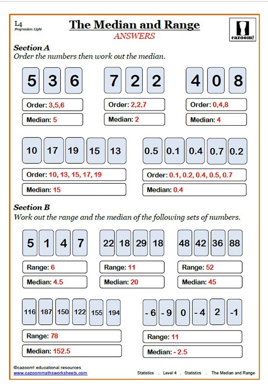 41 Measures Of Center Worksheet Answers Worksheet Master