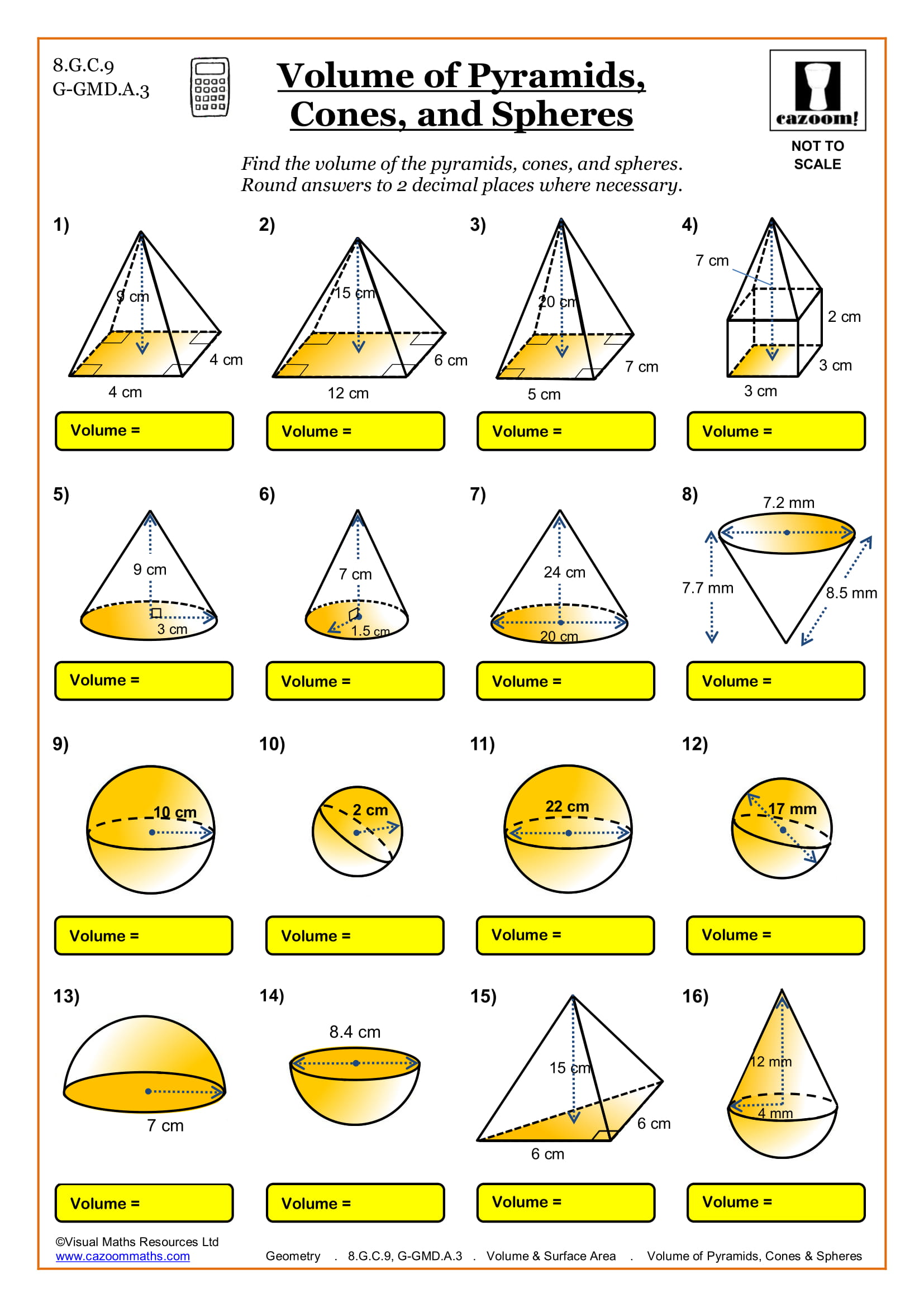 Free Printable 8th Grade Math Worksheets
